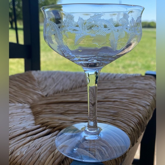 Vintage | Dining | Tiffin Franciscan Crystal Glass Special Thistle ...